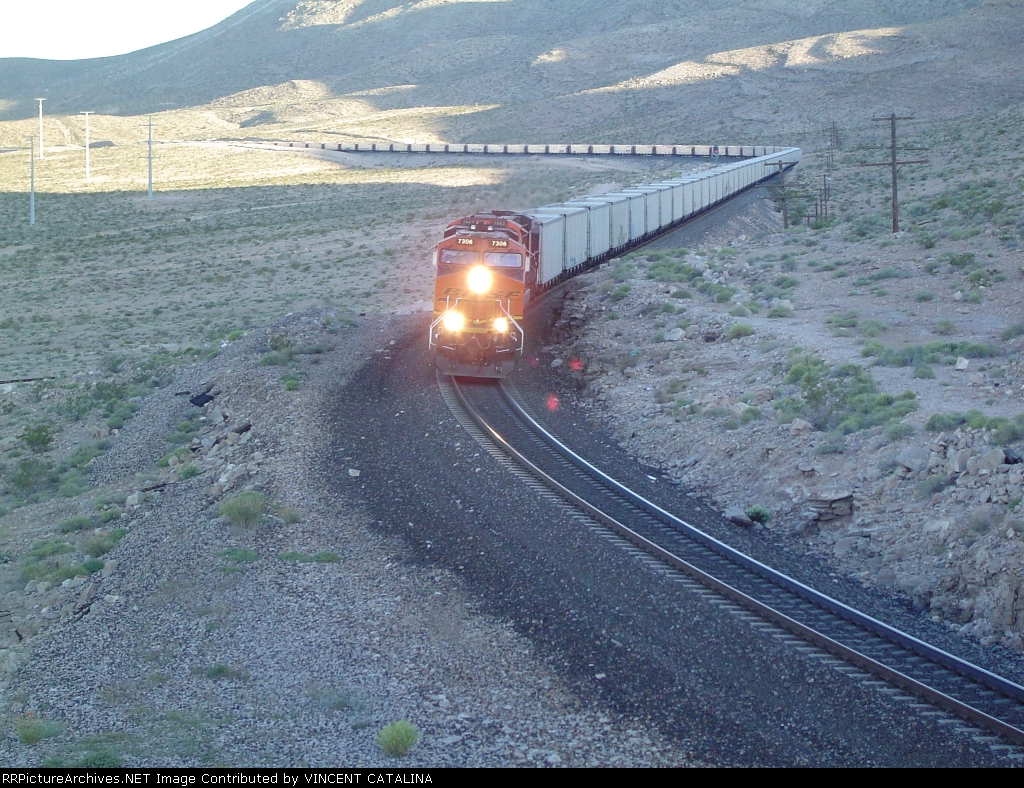 BNSF 7306 -Empty Coal Run-